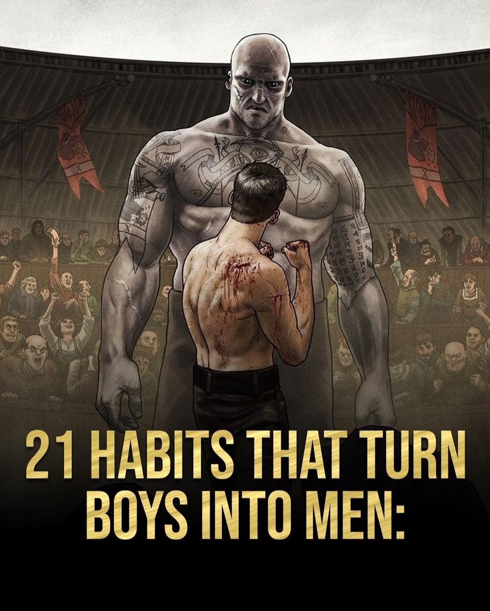 21 HABITS THAT TURN BOYS INTO MEN: https://t.co/0zIEEhTk3C - The Sigma ...