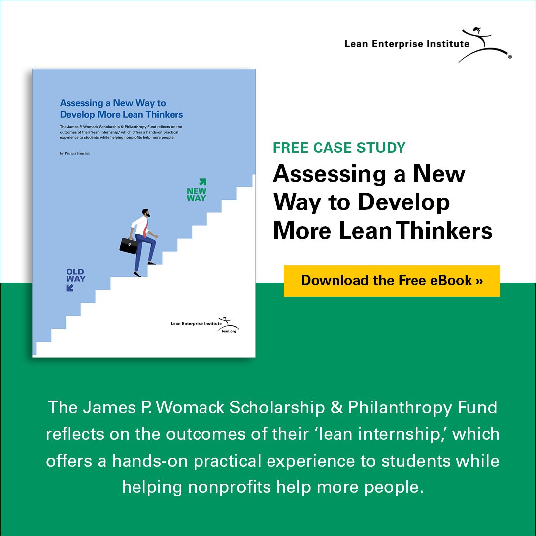 Lean Enterprise Inst on Twitter: "The JPW Fund "lean internship" program enables students to ...