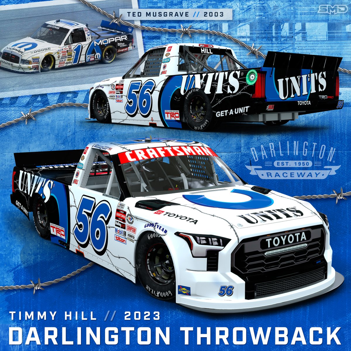 [Hill Motorsports] Timmy Hill's Ted Musgrave throwback scheme for the ...