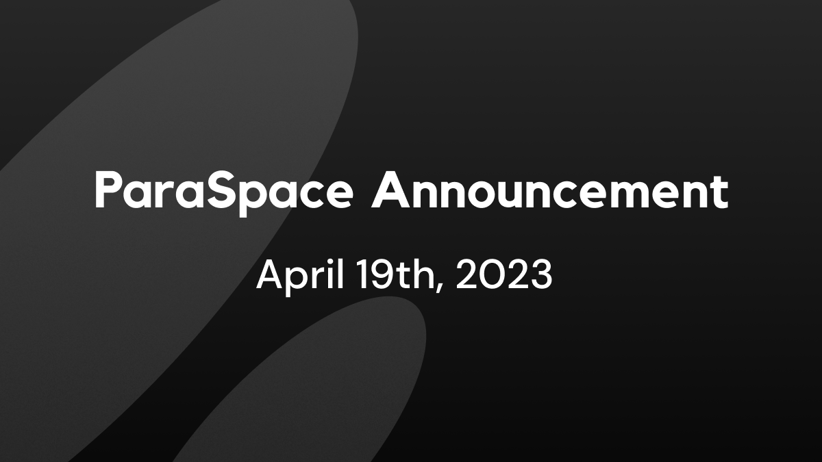 ParaSpace on Twitter: ParaSpace on Twitter: