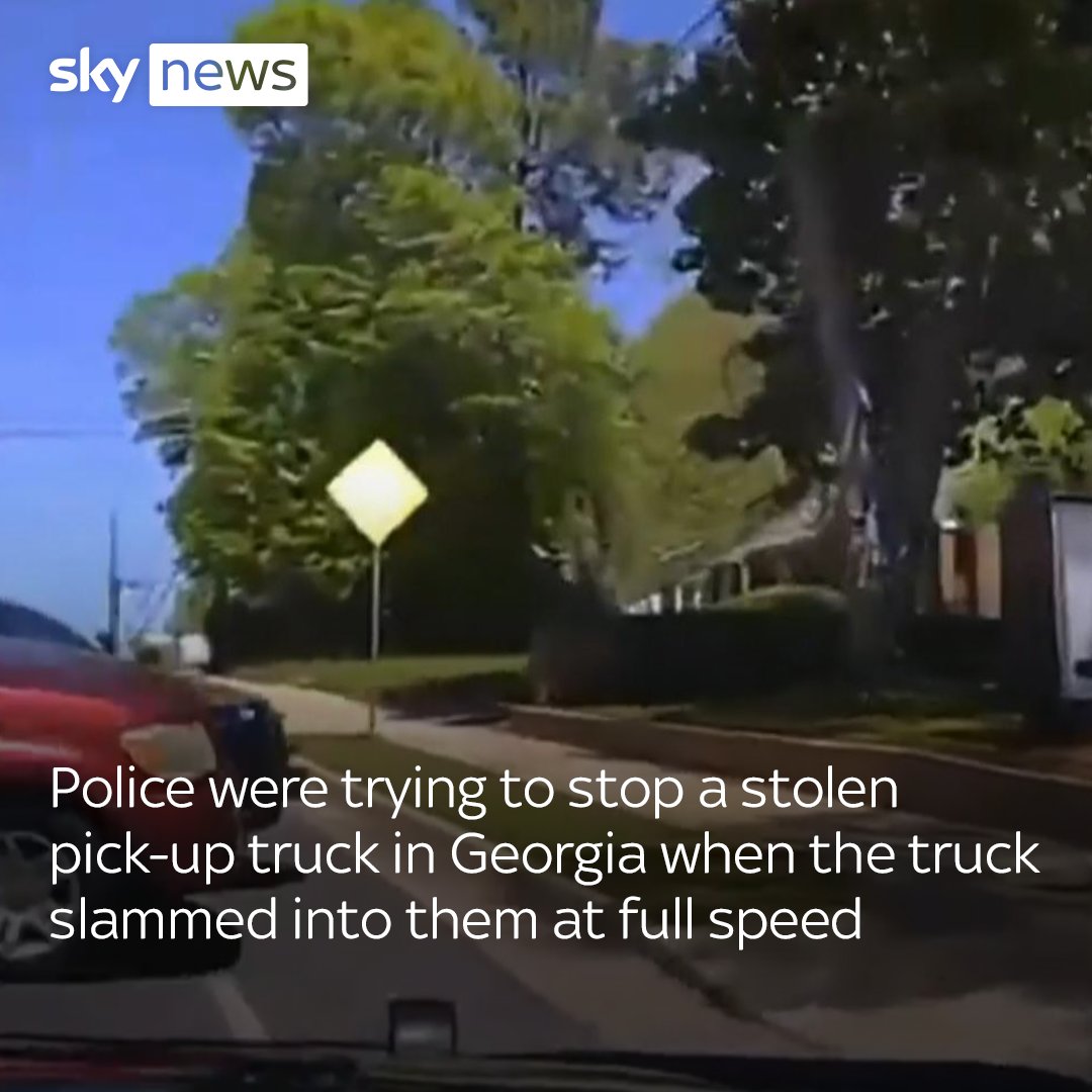 Sky News On Twitter Police Were Trying To Stop A Stolen Pick Up Truck