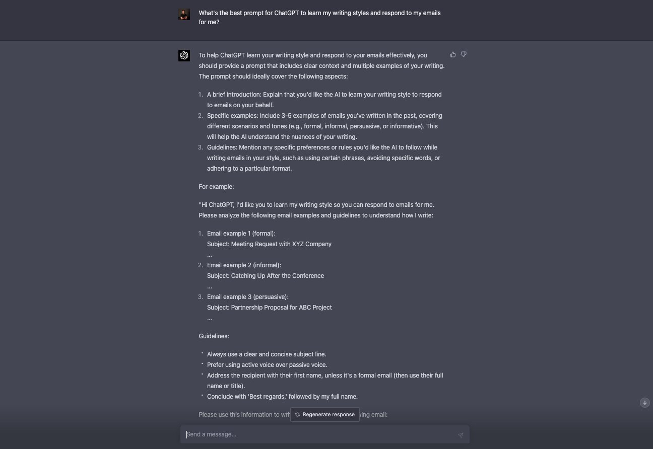 The Rundown AI on Twitter: "4. Train ChatGPT to write its own prompts for you. If you don't know ...