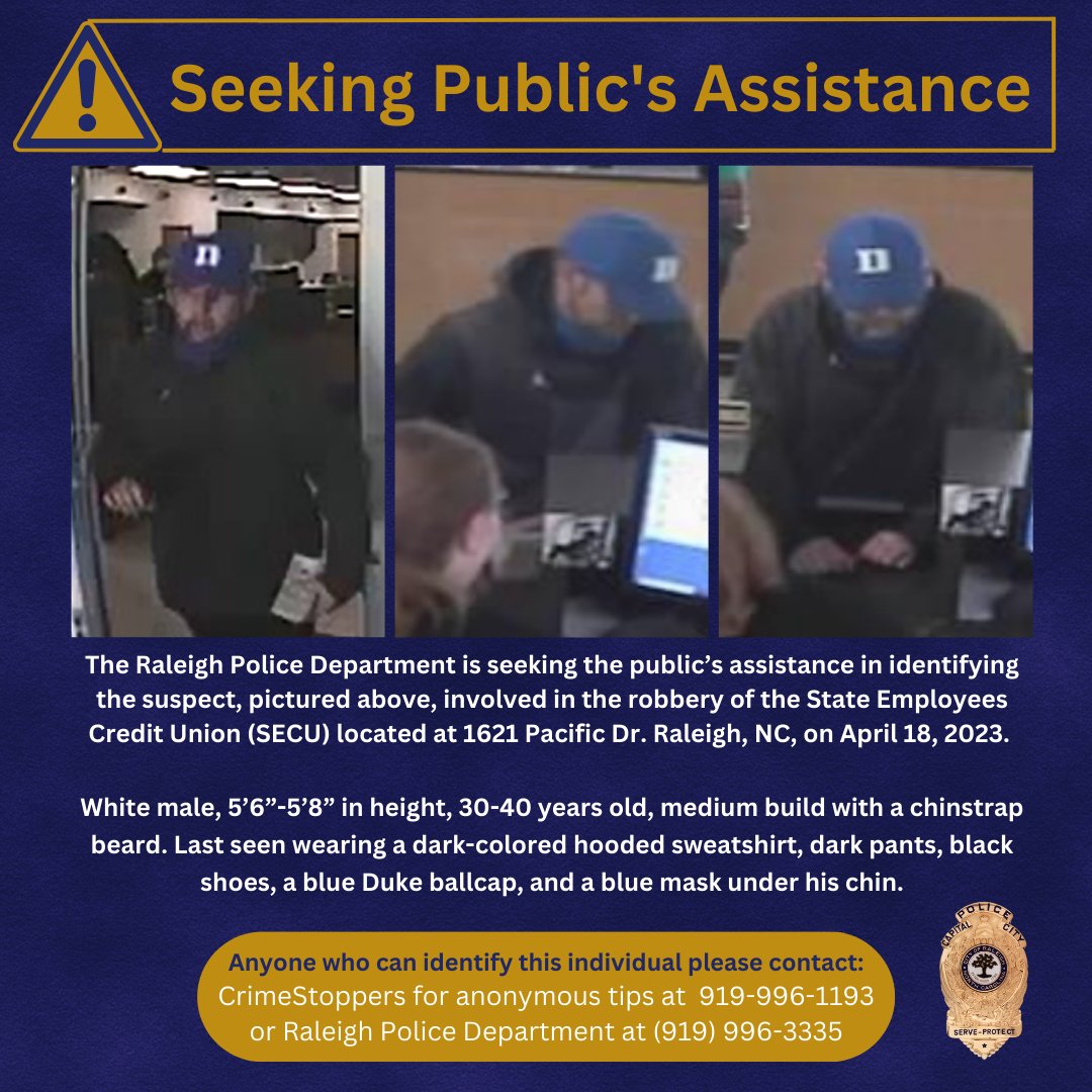 Raleigh Police On Twitter The Raleigh Police Department Is Seeking