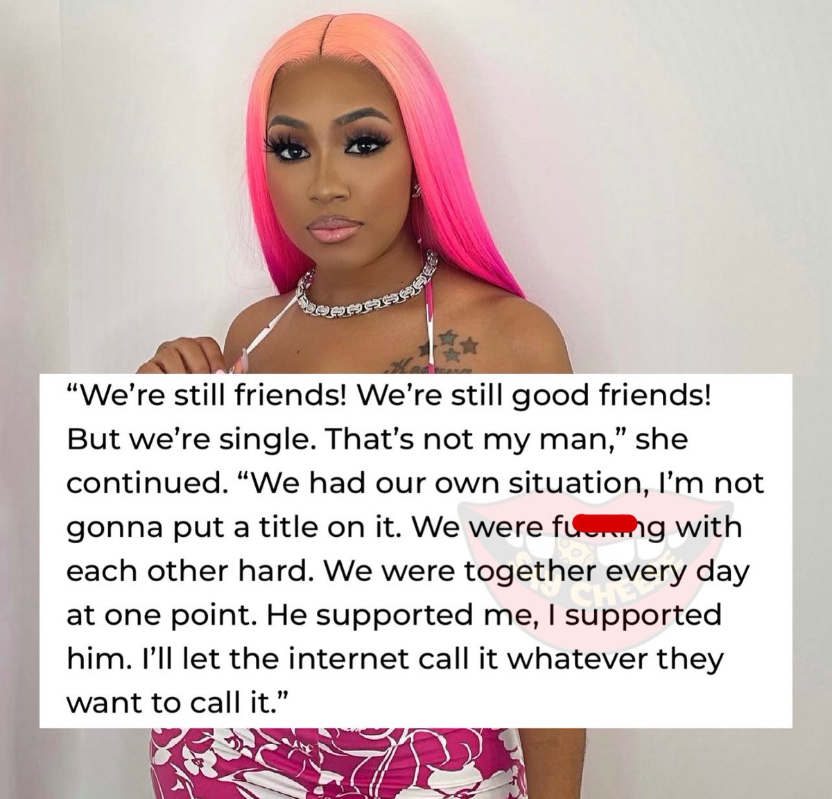 Say Cheese ππ§ On Twitter Yung Miami Confirms She And Diddy Are No