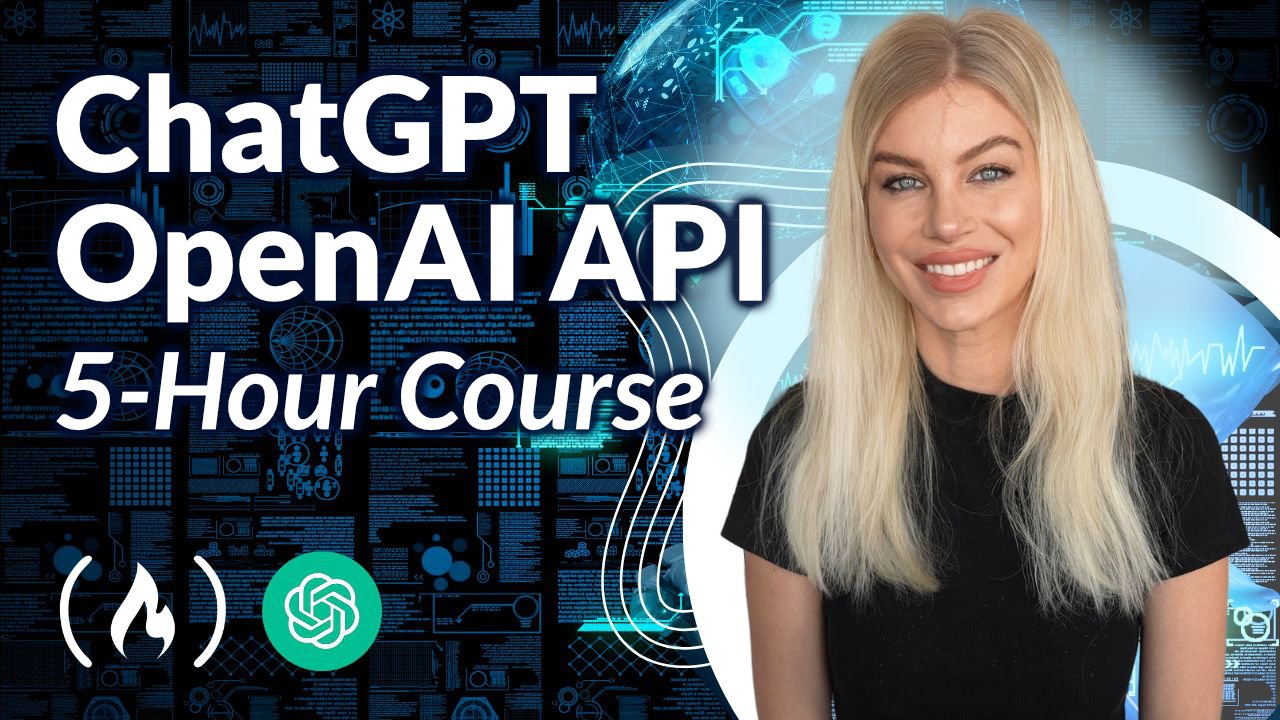 Quincy Larson on Twitter: "Boom. A new FREE 5-hour ChatGPT + OpenAI API course. Taught by @ania ...