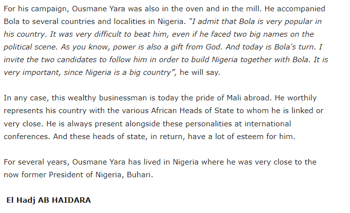 What exactly is the relationship between Nigeria's "president-elect ...