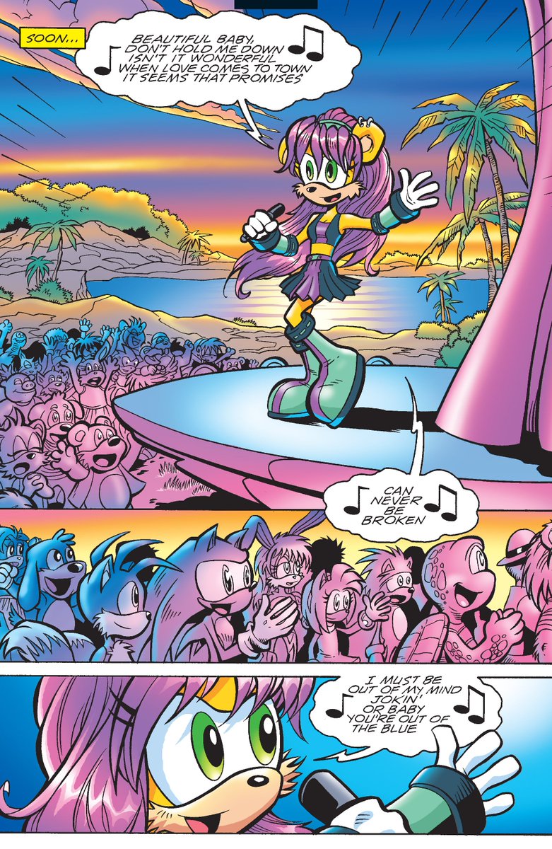Honestly Mina always had one of the most "Sega-Sonic" aka traditionally ...