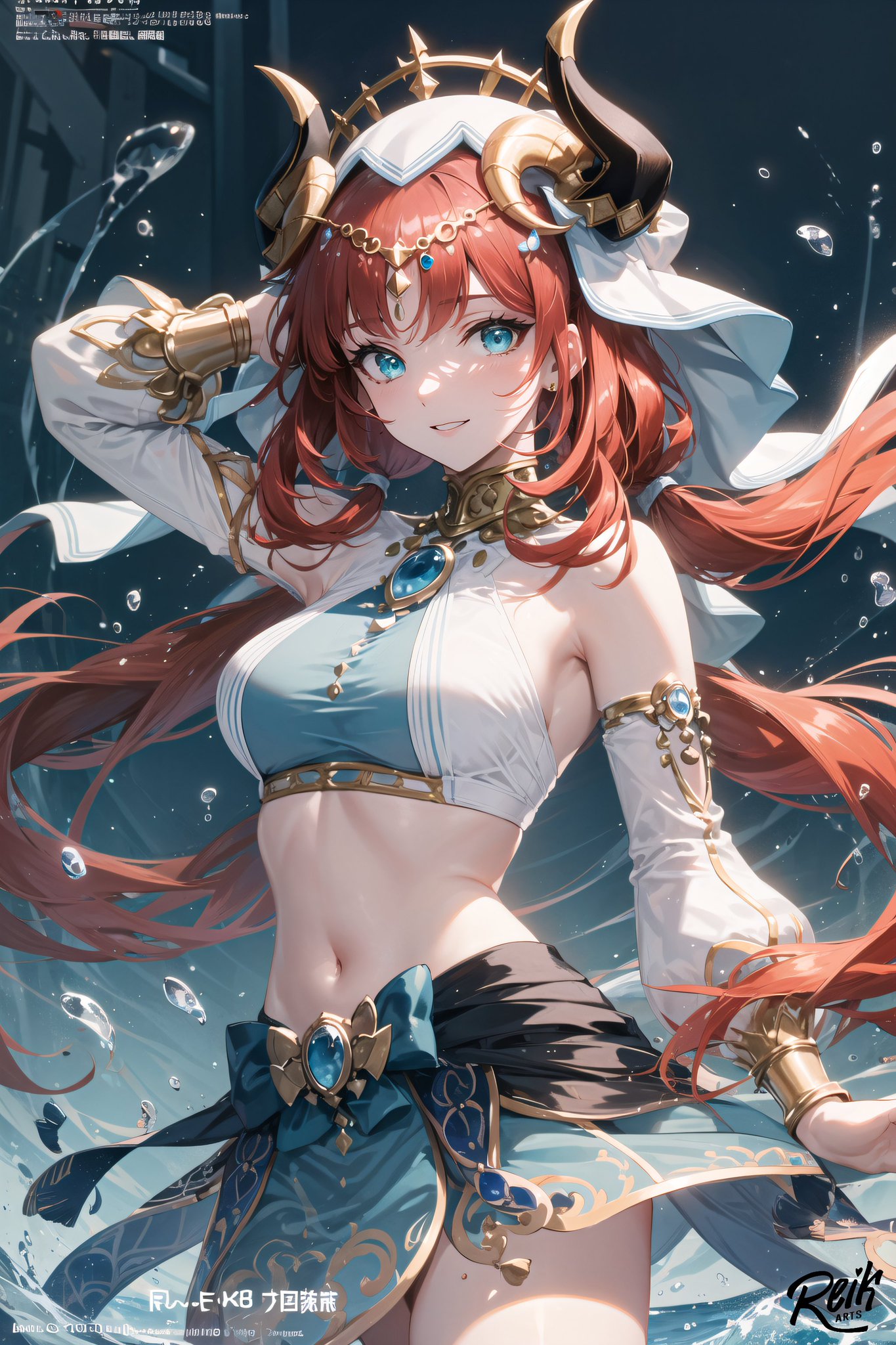 Reiko on Twitter: "- Nilou - Atfer little prompts management ♪(´ `) #GenshinImpact # ...