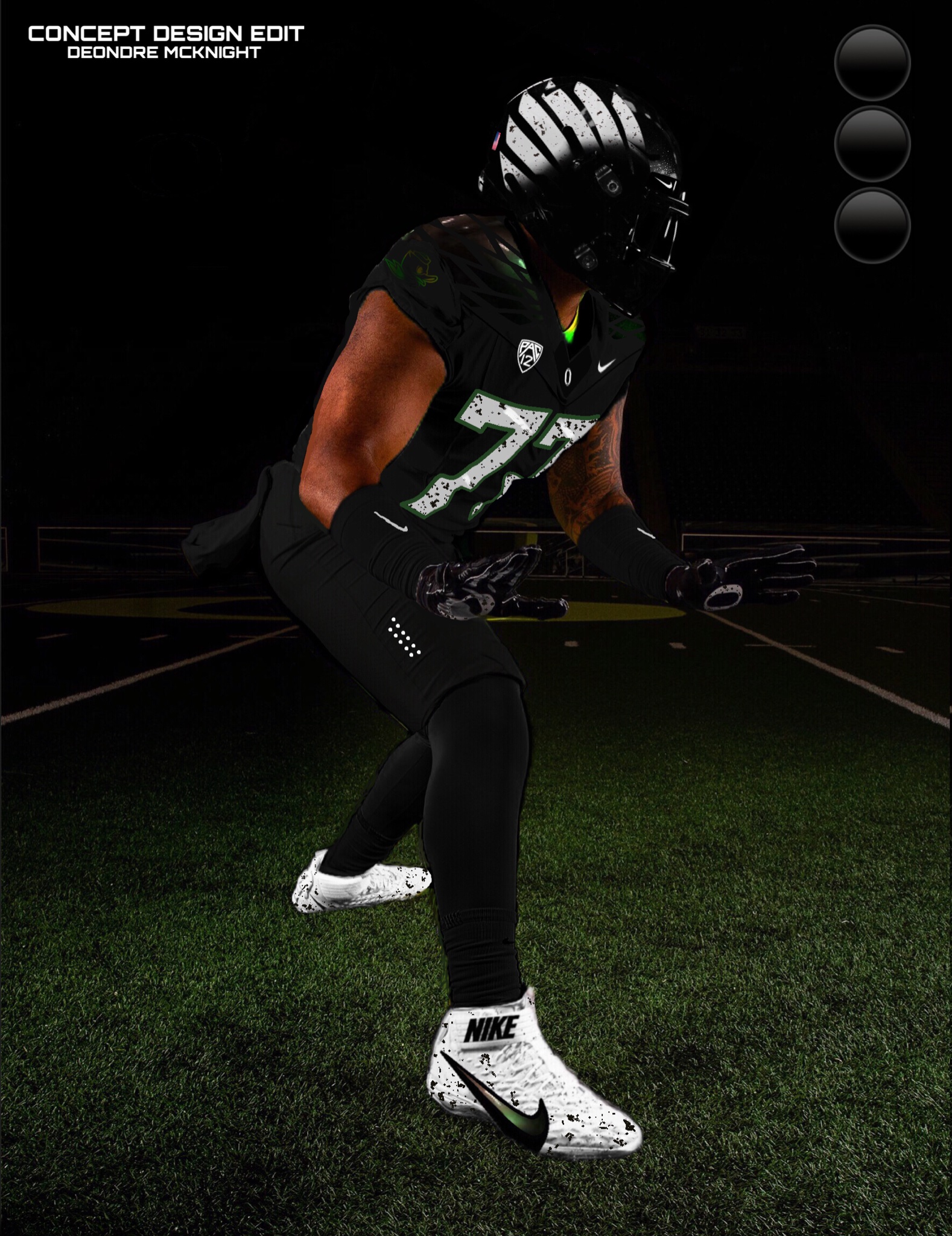 Oregon Ducks Uniforms Wings
