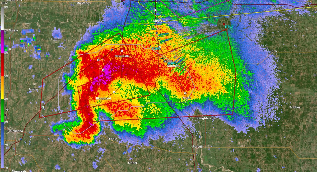 Chris Jackson ☈ on Twitter: "These supercells in the OKC area are going absolute beast mode ...