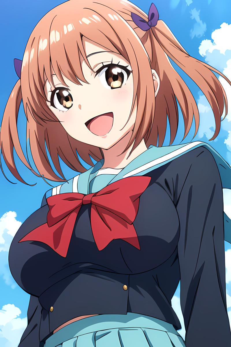 wakih on Twitter: "佐々木千穂 #AIイラスト #AIart #佐々木千穂 #はたらく魔王さま! #極上の太もも #巨乳 https://pixiv.net/artworks ...