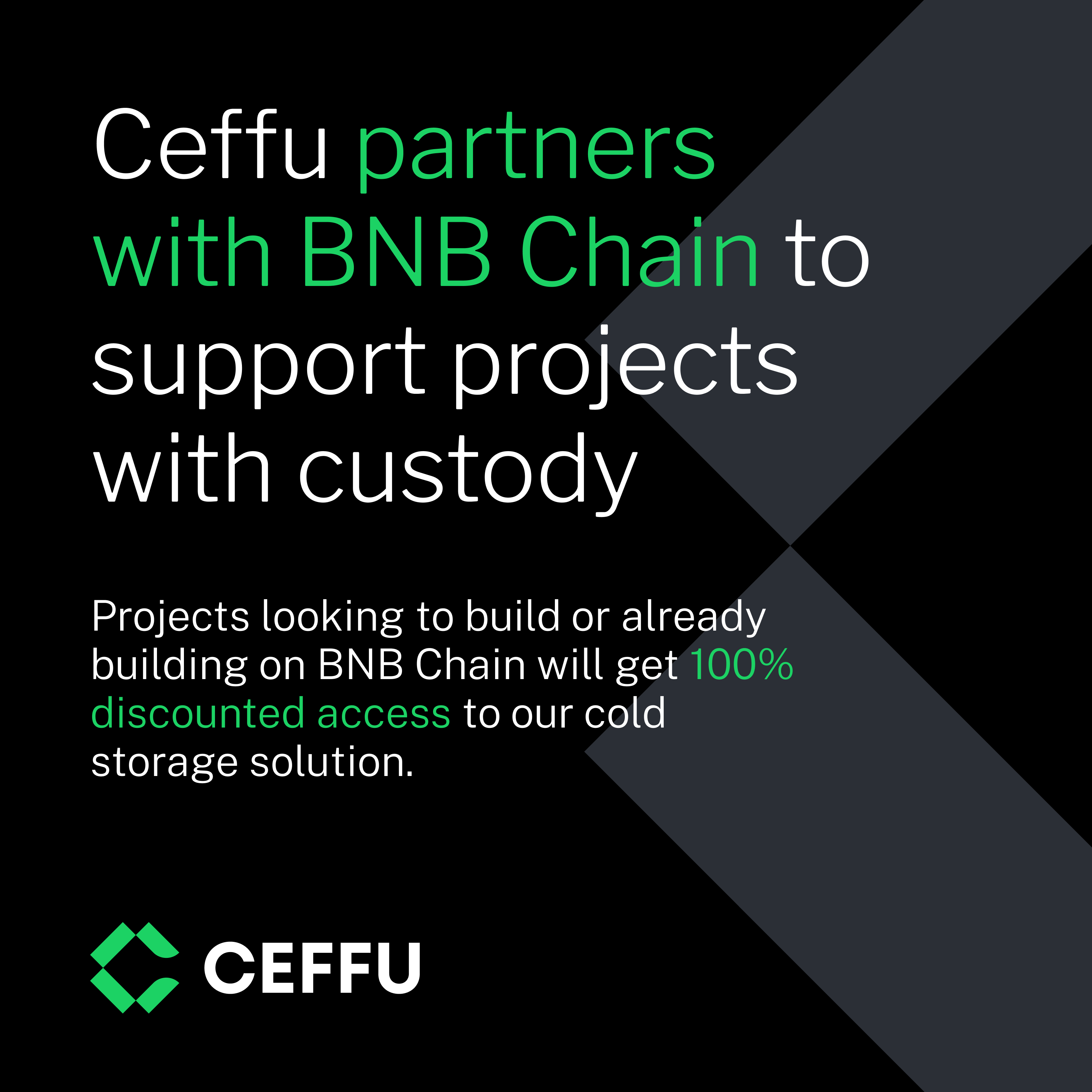 Ceffu on Twitter: "We're excited to announce our partnership with @BNBCHAIN to support its ...