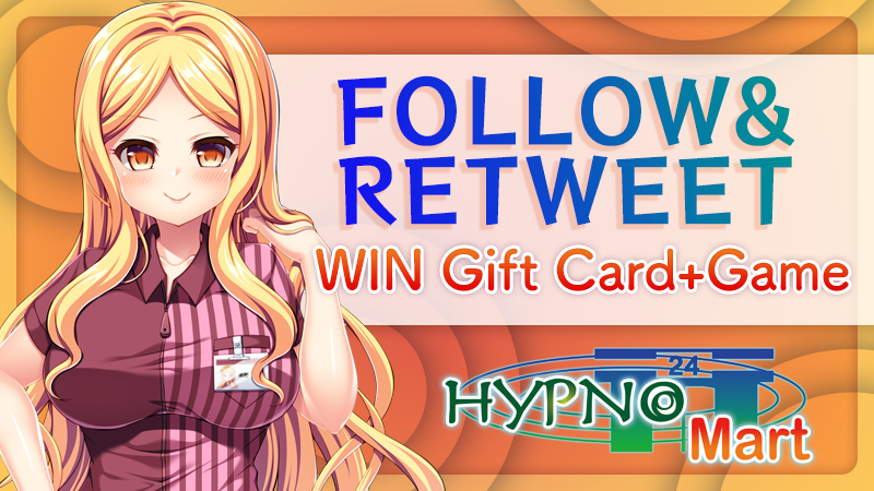 Shiravune on Twitter: "🎁🎁🎁Giveaway Campaign🎁🎁🎁 Hypno-Mart will be released on April 25.🎉 This ...