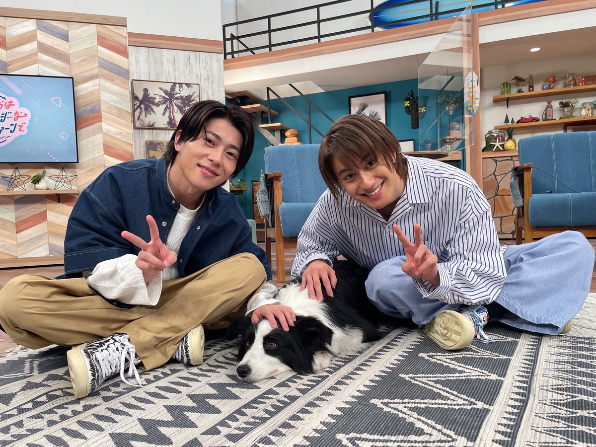 カンテレ On Twitter このあと『1時50分からは スローでイージーなルーティーンで』🐶💕 Aぇ Group ️の 末澤誠也 さん ️and 小島健 さん💜が スタジオ生出演☺️