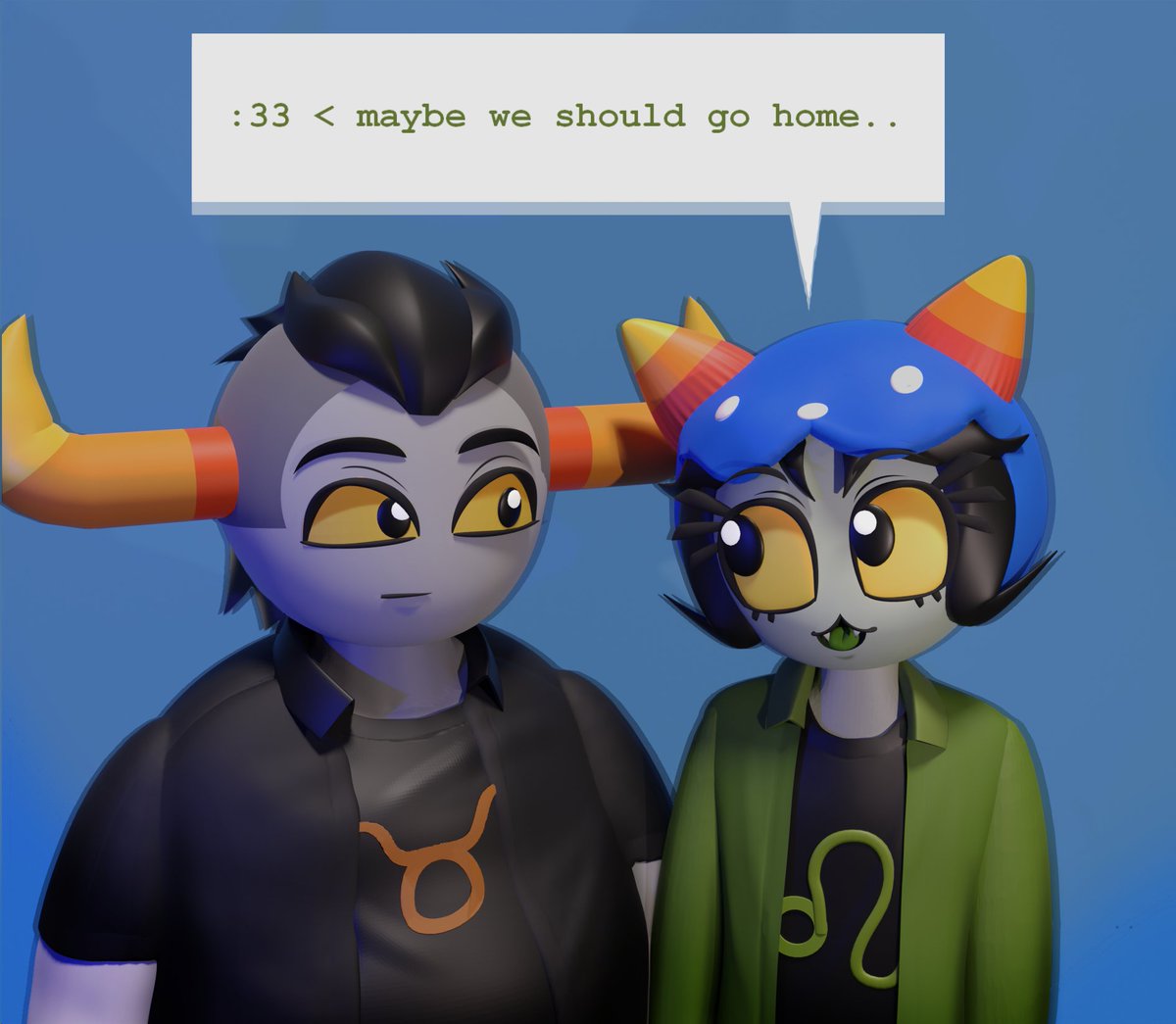 Nepeta And Tavros Homestuck