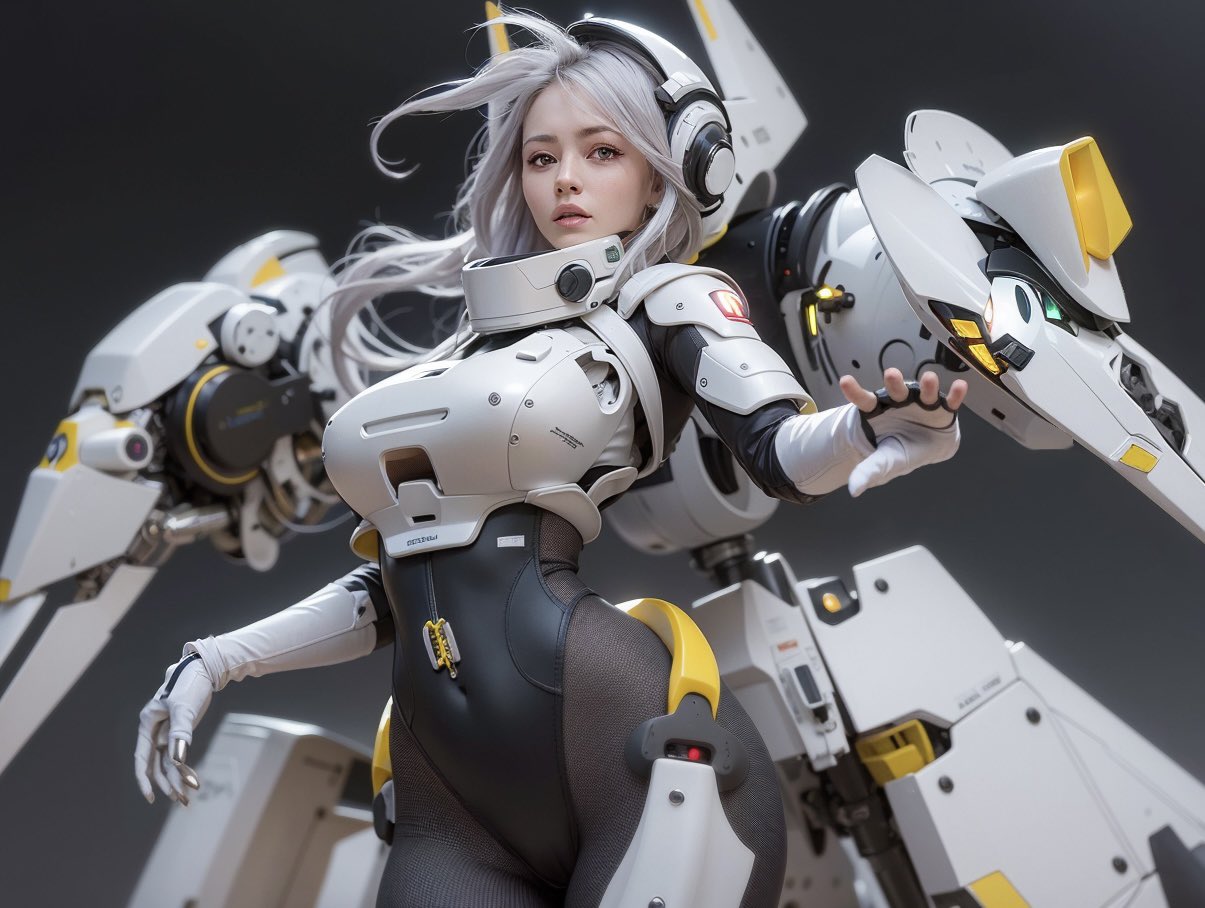 Alex Dai on Twitter: "Mecha Girl ⚙️ Created by NJ/Stablediffusion #AIwork #mechagirl # ...