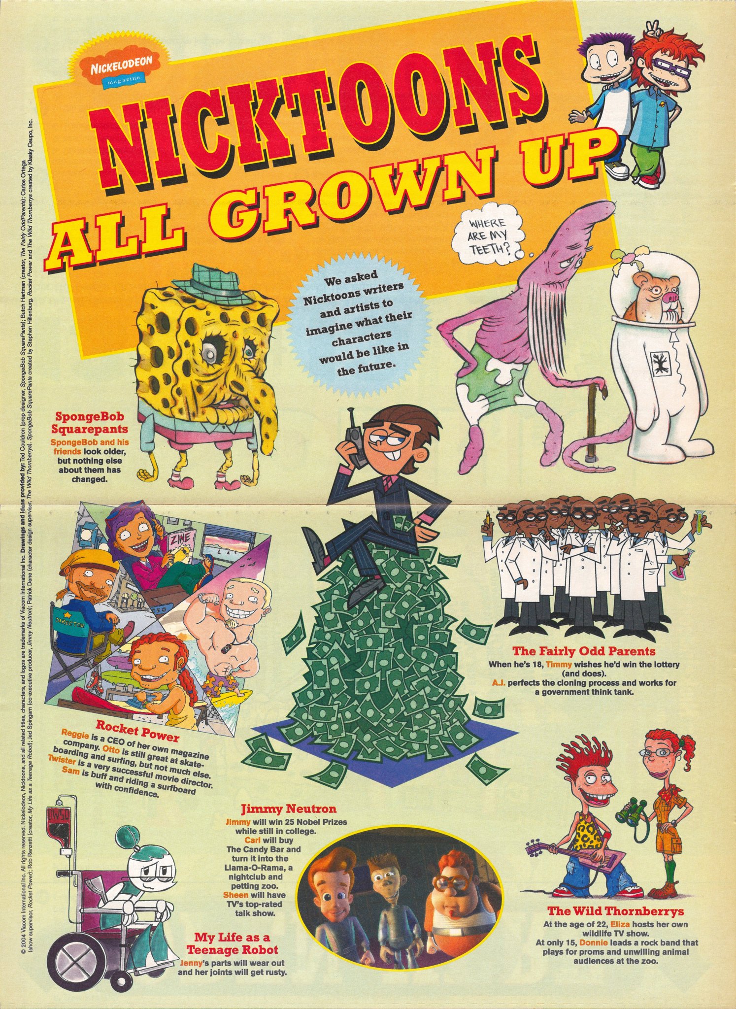 Nickelodeon Characters Grown Up