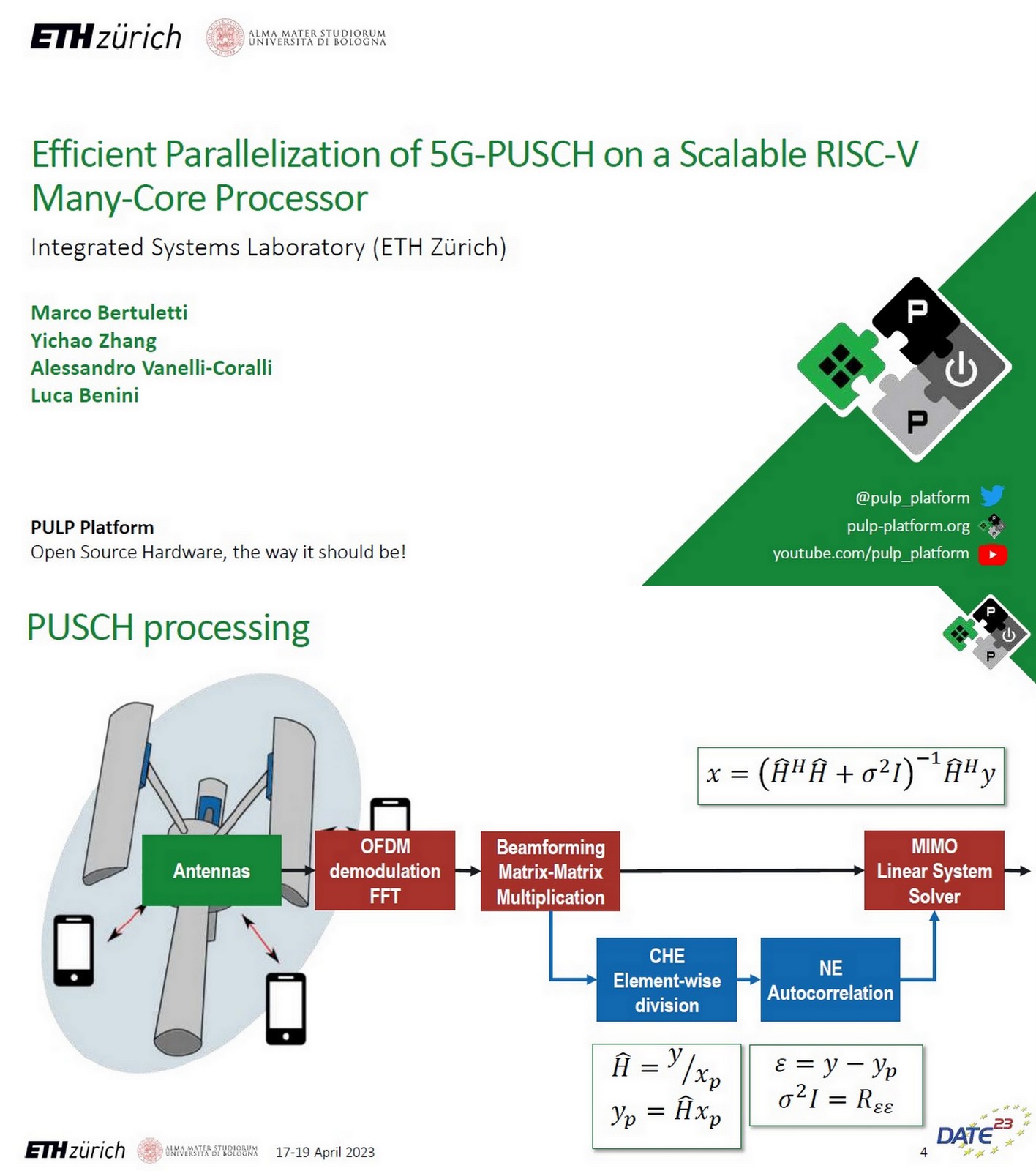 OGAWA, Tadashi on Twitter: "=> "Efficient Parallelization of 5G-PUSCH on a Scalable #RISCV Many ...