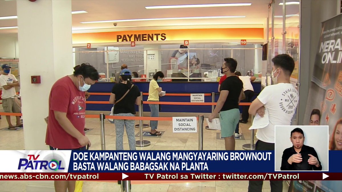 TV Patrol on Twitter: "Pumalo na sa pinakamataas na antas ang konsumo ng kuryente sa buong Luzon ...