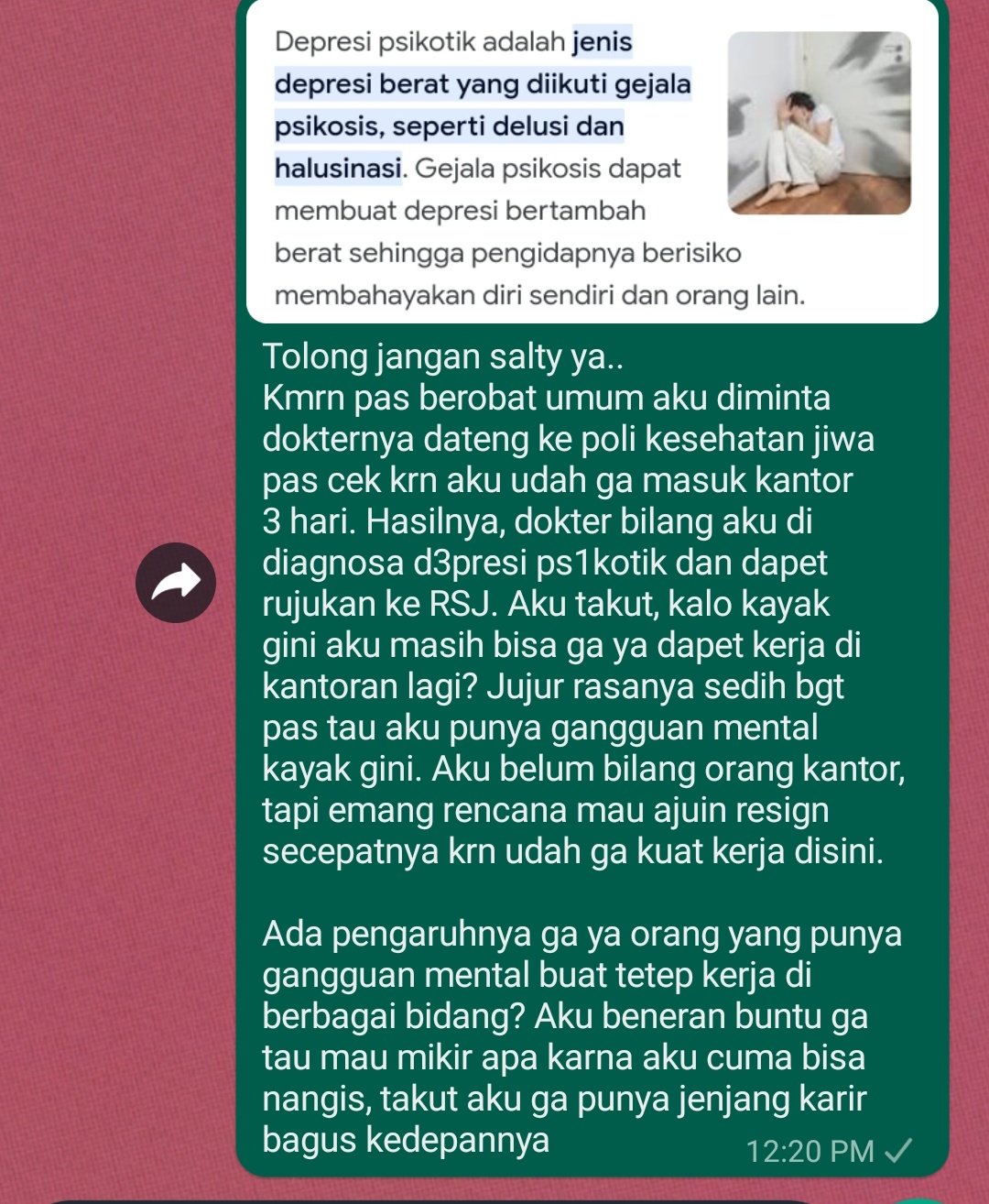 BACA RULES (s.id/worksfess) on Twitter: "Work! Temen temen, tolong notice sender yuk. Makasih ...