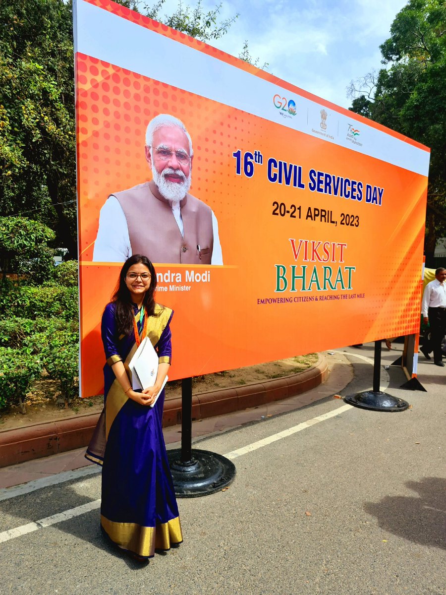 Srishti Bhatt on Twitter: "Felt honoured to be a part #CivilServicesDay for the first time . # ...