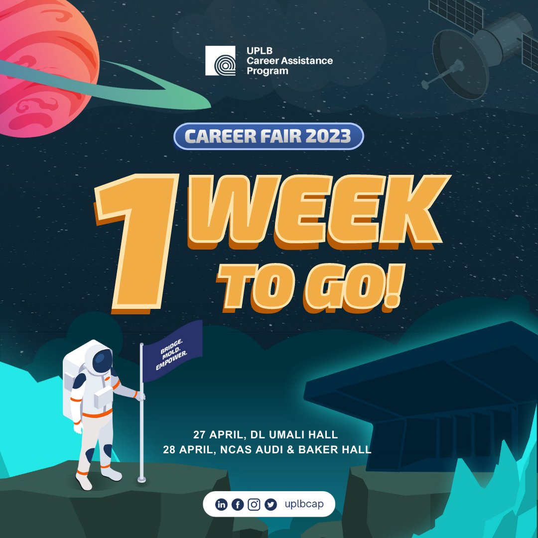 UPLB Career Assistance Program on Twitter: "Are you ready to conquer the universe of endless ...