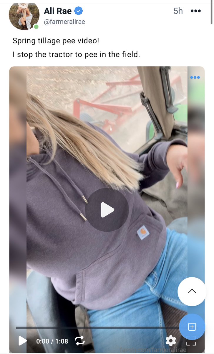 Ali Rae on Twitter: "Every Thursday morning a new pee video drops 👇🏼"