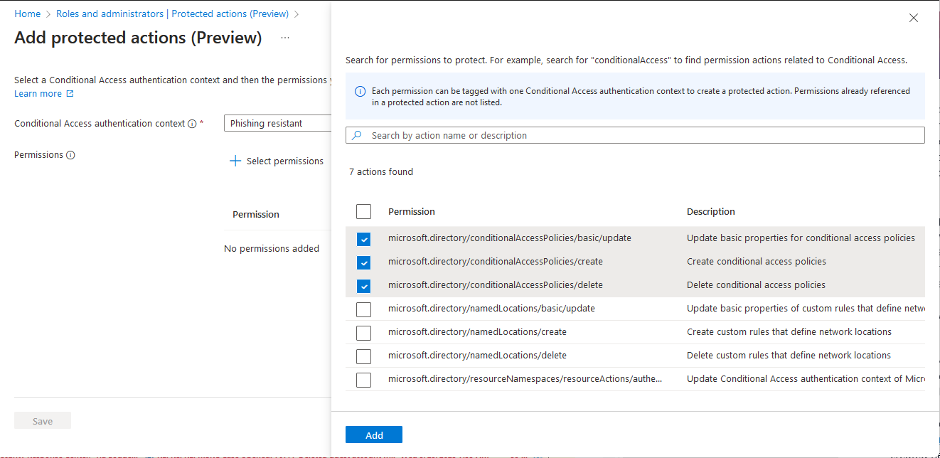 Ramiro Calderon on Twitter: "New Preview: Protected Actions in @AzureAD: Target specific ...