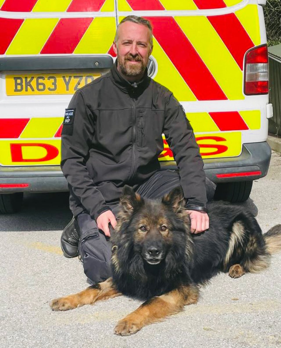 British Police Dog Handler