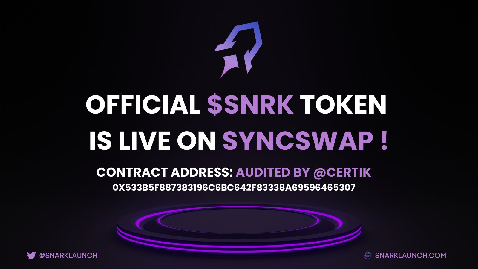 Snark | zkSync Launchpad on Twitter: "Here's a simple guide on how to buy $SNRK token on ...