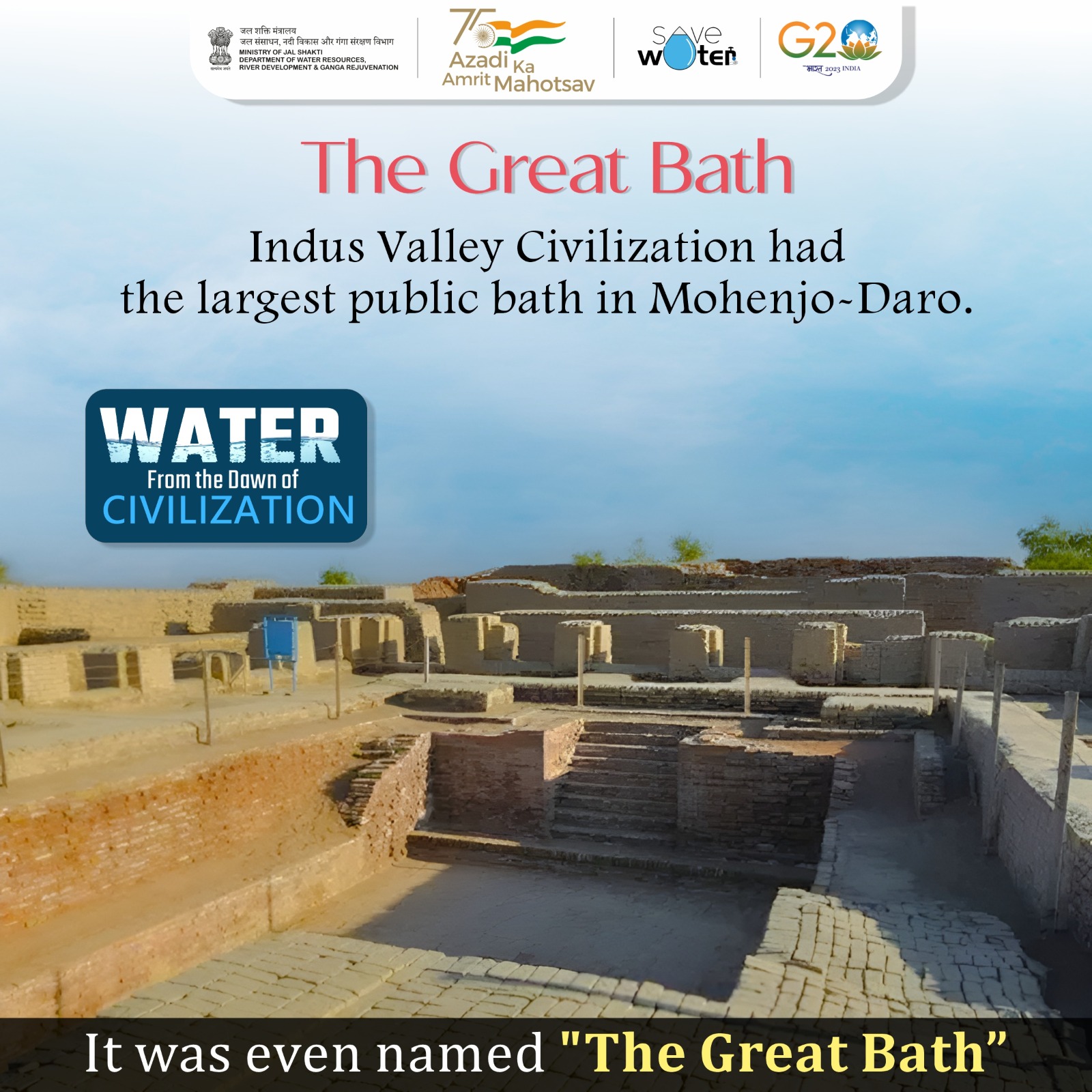 Indus River Valley Civilization Great Bath