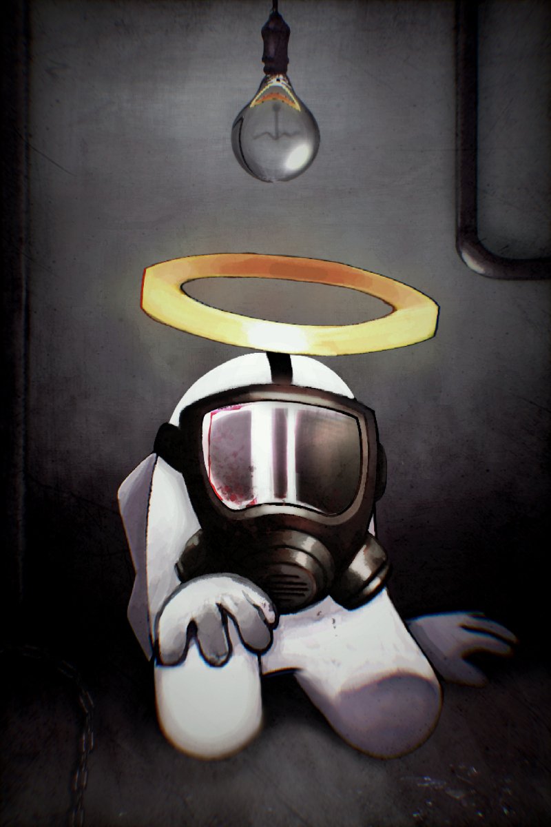 Banksy Gas Mask Sunflower