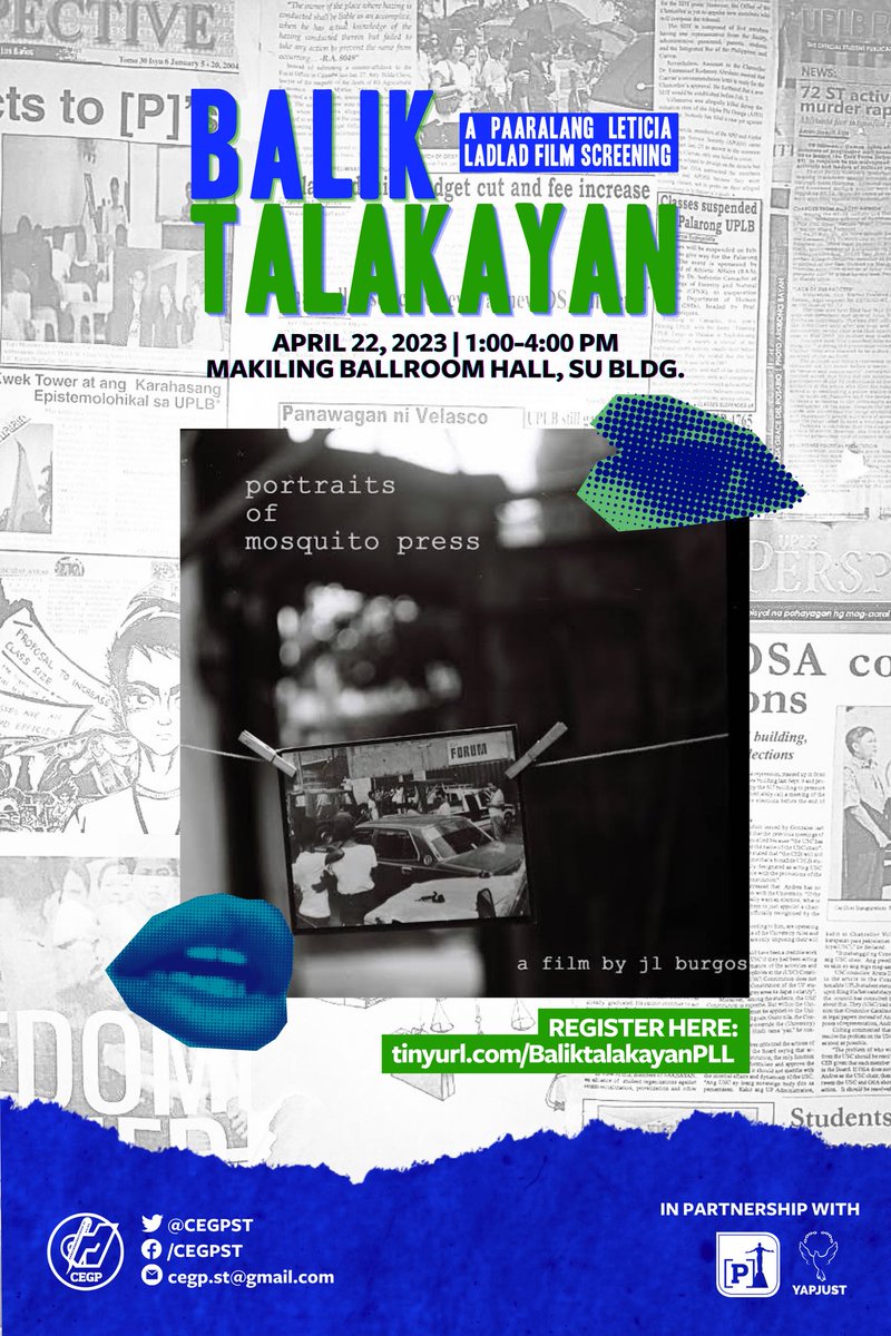 UPLB Perspective on Twitter: "RT @CEGPST: The past should not pass! ️‍🔥 BALIKTALAKAYAN will be ...