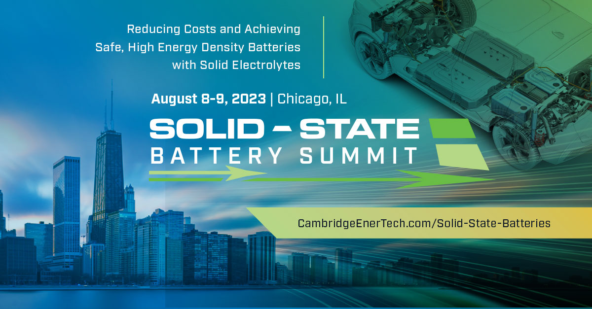 Cambridge EnerTech on Twitter: "Savings deadline Friday for Solid-State Battery Summit! https ...