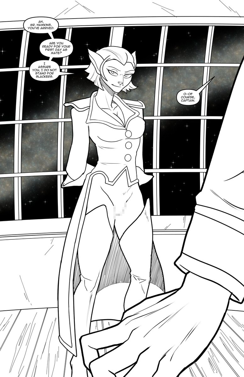 SwainArtNSFW (Commissions Open) on Twitter: ""Captain Amelia's Mate" pg 1 is up on subscribers ...