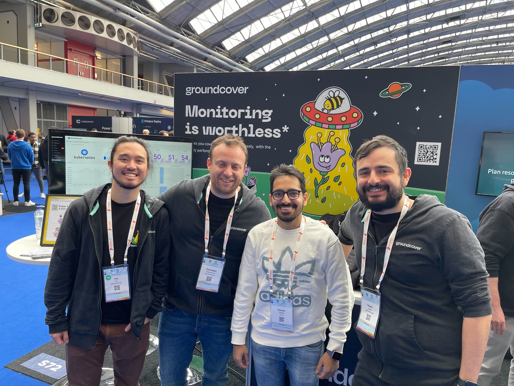 groundcover on Twitter: "🔥 Booth S72 is on fire with an awesome visit ...