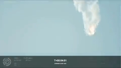 Bloomberg on Twitter: "WATCH: SpaceX's Starship rocket exploded shortly after lifting off from ...