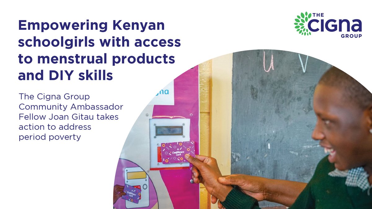 TheCignaGroup on Twitter: "Nearly 65% of Kenyan women and girls cannot afford menstrual products ...