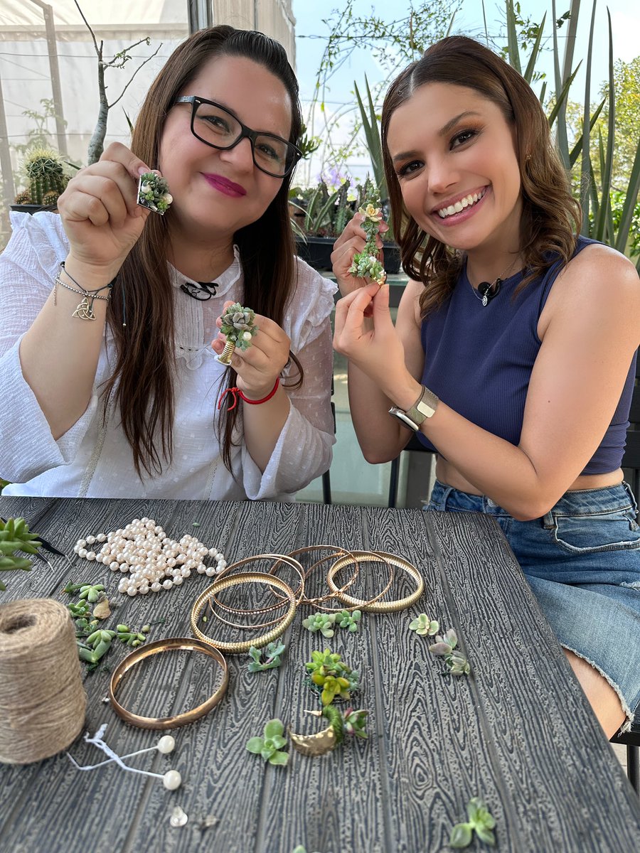 Tabata Jalil on Twitter: "Joyería viva con suculentas hecha con materiales orgánicos 🤗💕 tu ...