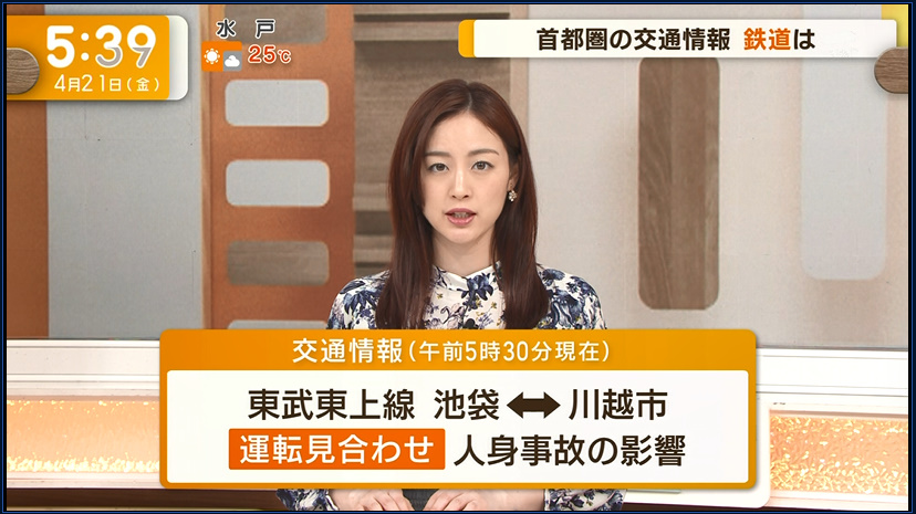 Tvmaniazero On Twitter 20230421 グッドモーニング 新井恵理那 さん 東武東上線 池袋ー川越市 運転 5177
