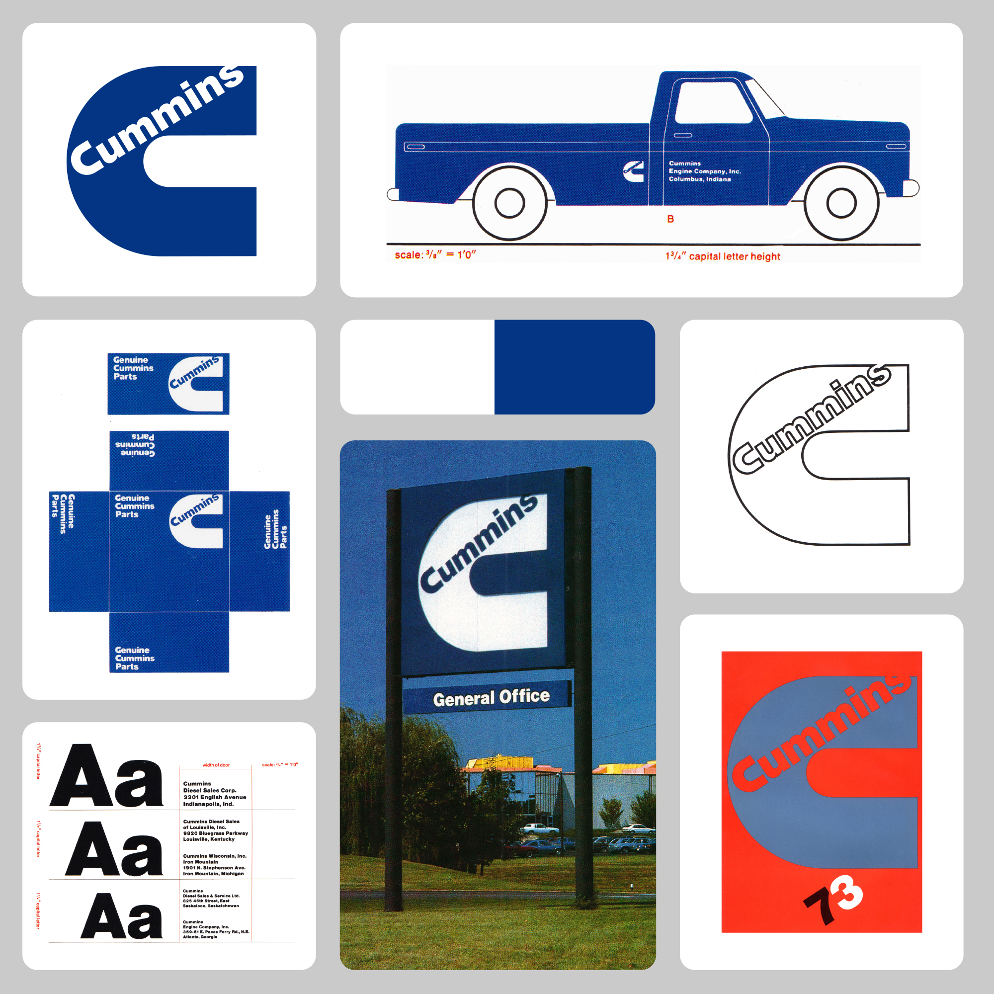 Blue Cummins Logo Dodge Makes It Cummins Shakes It Truck Decal Sticker