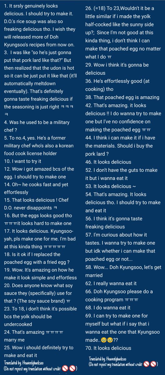 milk on Twitter: "RT @HeavenlyBaekSoo: [Theqoo] Knetz reaction on Kyungsoo's Abura Soba recipe ...