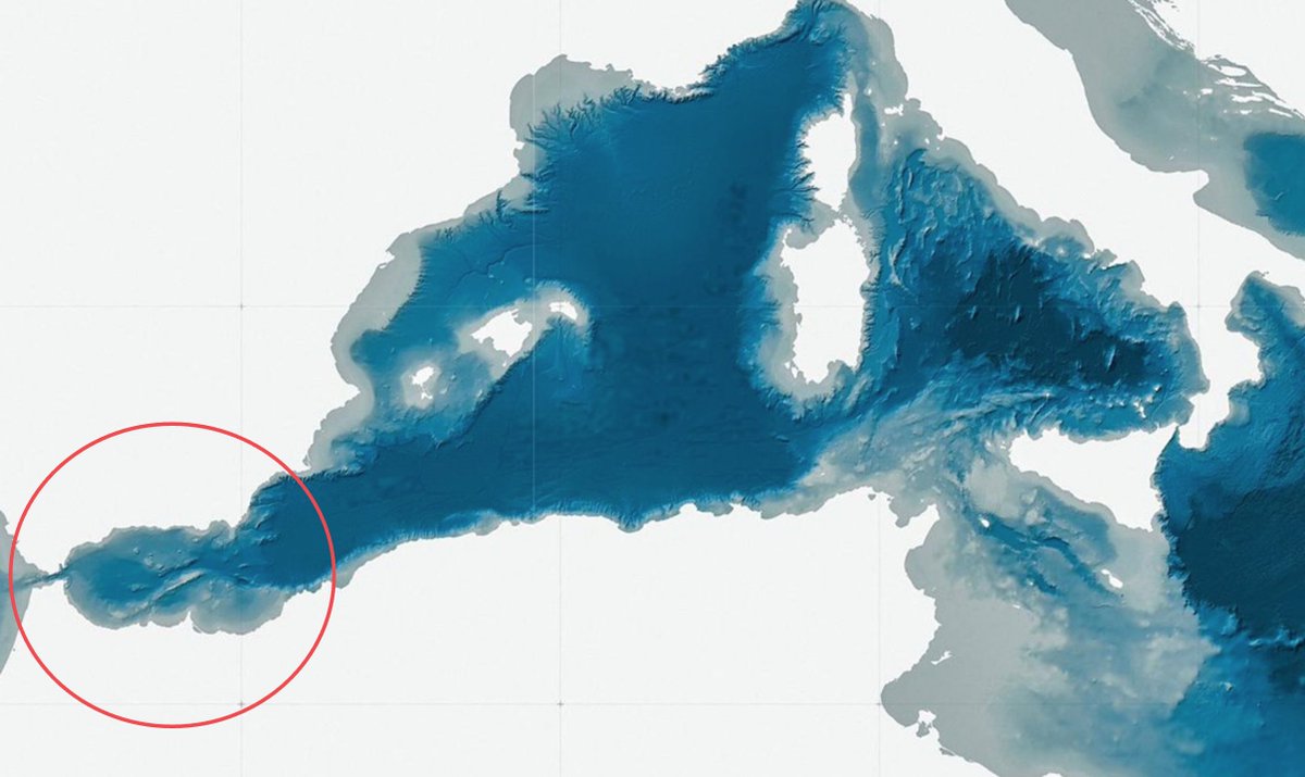 The Mediterranean Sea was dry 5M years ago Then, a series of MEGAFLOODS ...
