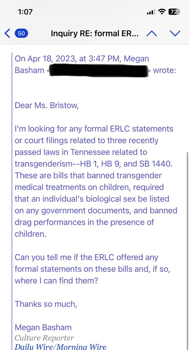 Megan Basham on Twitter: "Thanks Michael, if the ERLC has not been silent on these issues, can ...