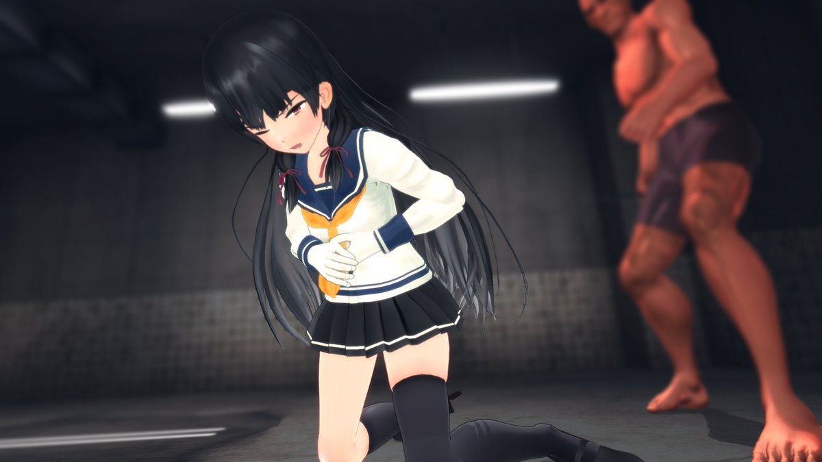 Revive/// on Twitter: "#リョナ #ryona 3枚目だけ良い感じの遠近感になった。"