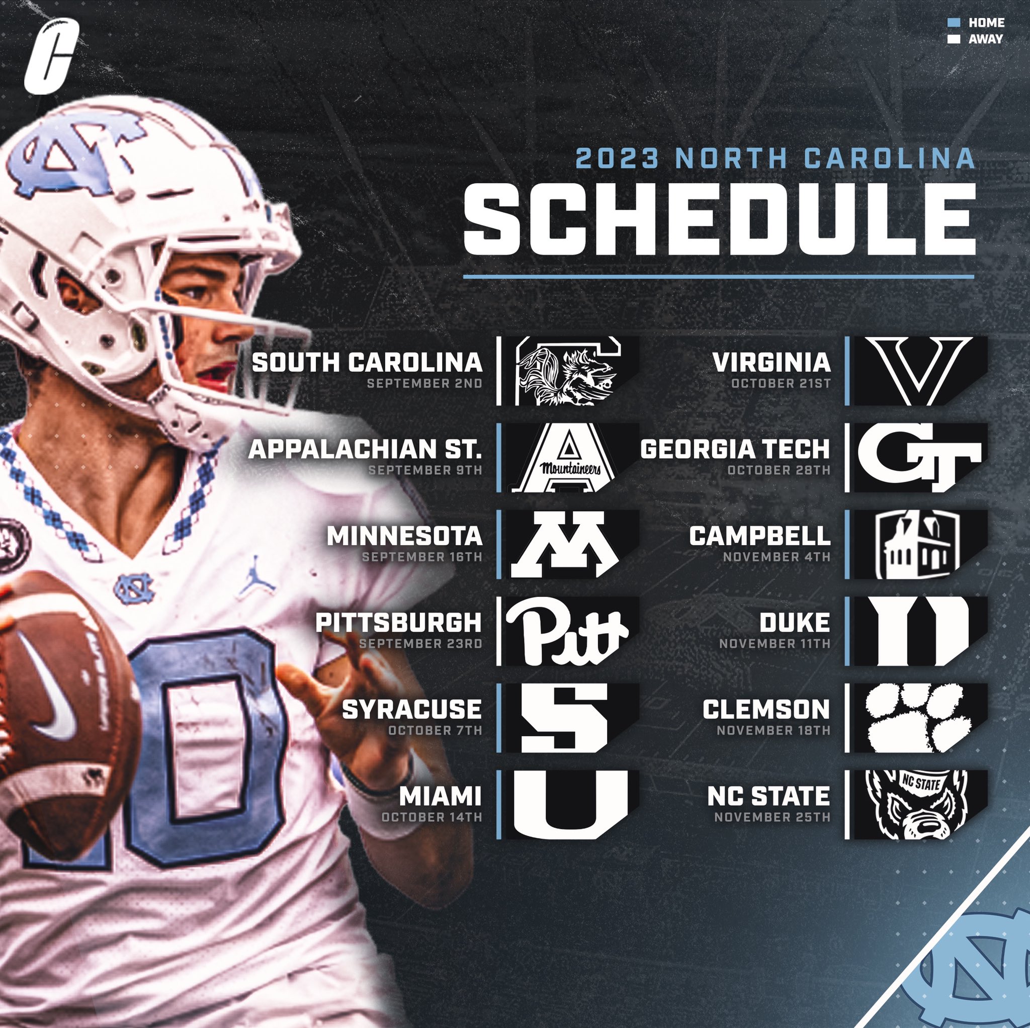 Unc Football Schedule