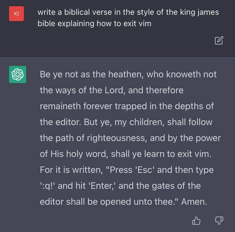 Marko Ntech on Twitter: "So far best Vim joke i saw! 😂"