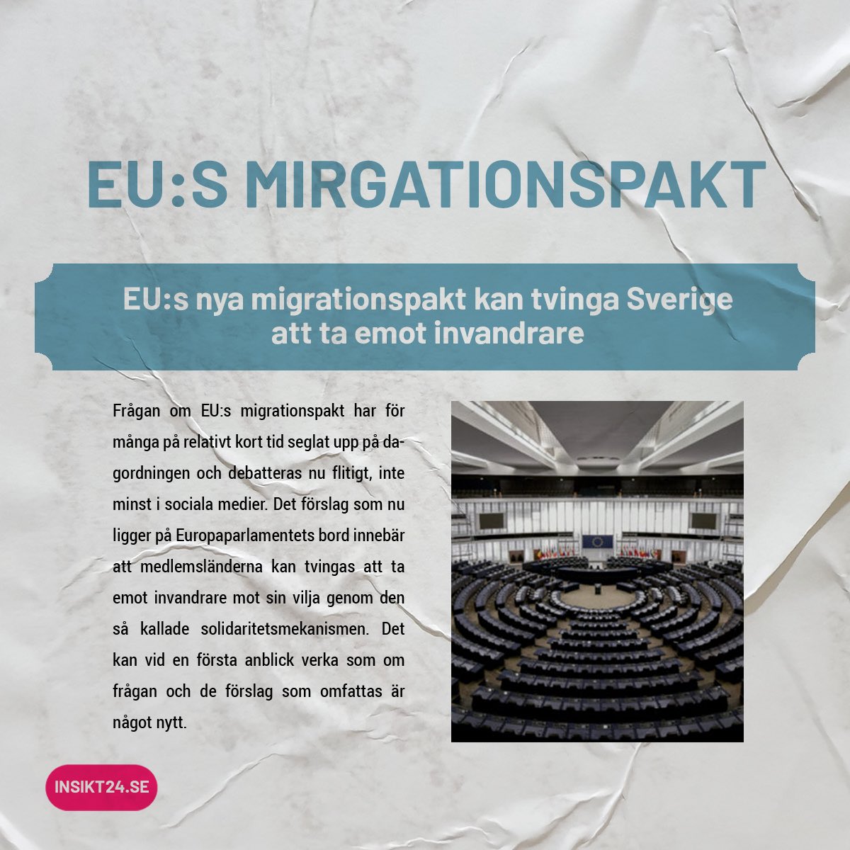 MX Cartoons on Twitter: "RT @insikt24: 🔵 EU:s nya migrationspakt kan tvinga Sverige att ta emot ...