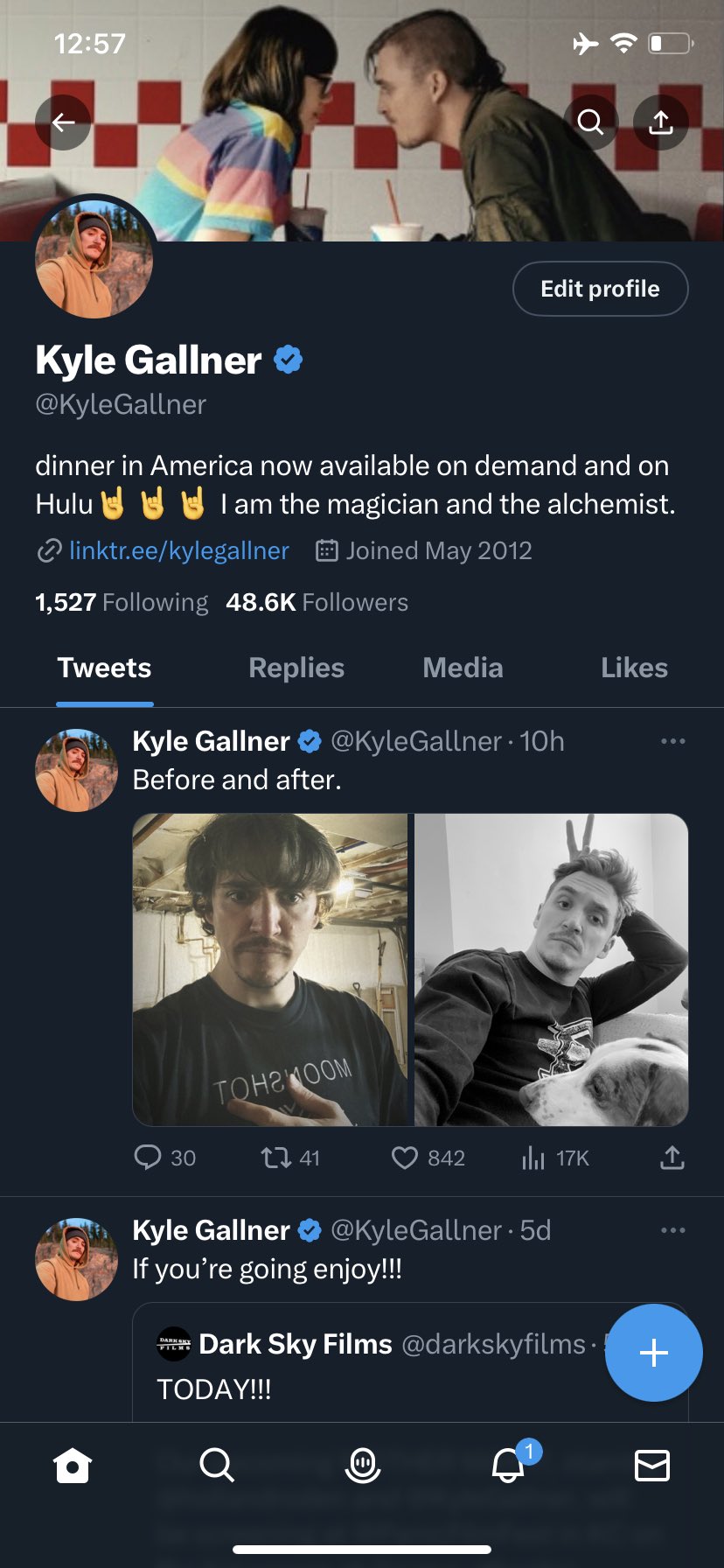 Kyle Gallner Baby Posts With Replies By Kyle Gallner (@KyleGallner)