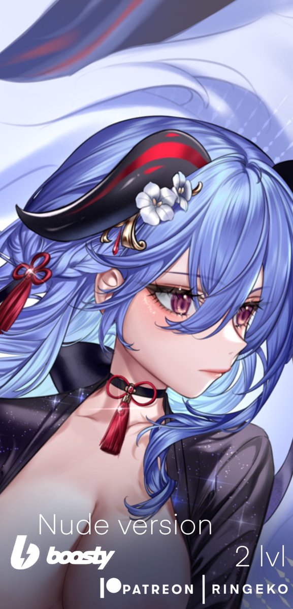 Ringeko | 凛子 on Twitter: "Nude version with Ganyu from genshin impact on my Patreon and Boosty ️ ...